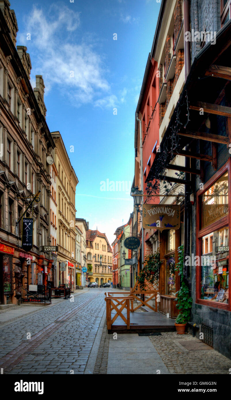 Beautiful architecture of Torun city in Poland Stock Photo - Alamy
