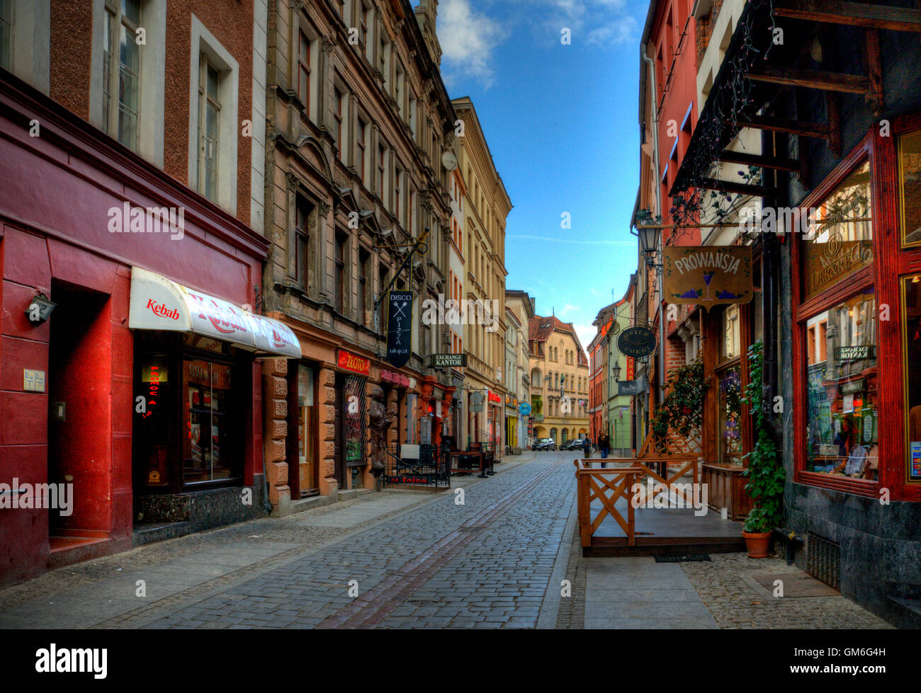 Beautiful architecture of Torun city in Poland Stock Photo - Alamy