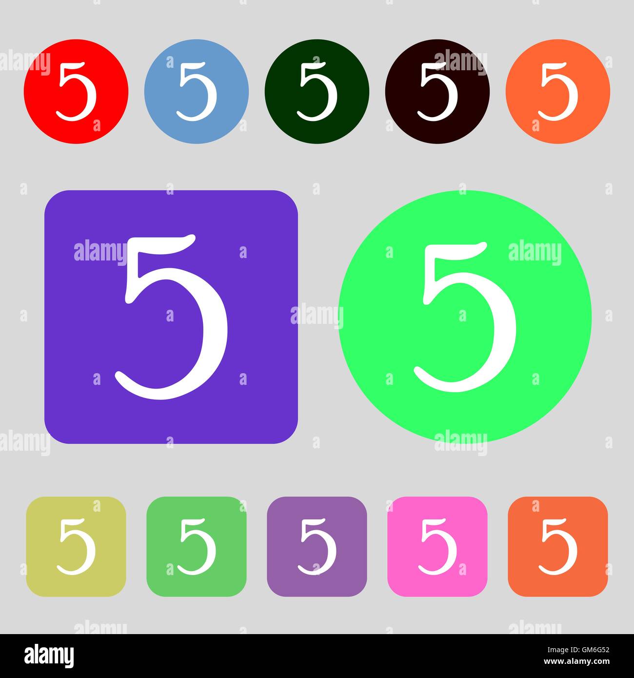 Five to 12 Stock Vector Images - Alamy