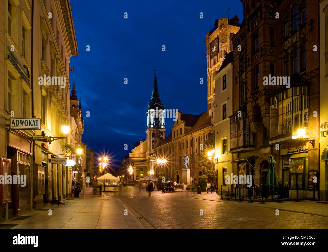 Beautiful architecture of Torun city in Poland Stock Photo - Alamy