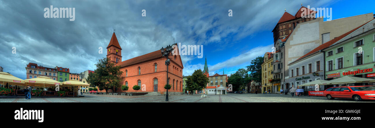 Beautiful architecture of Torun city in Poland Stock Photo - Alamy