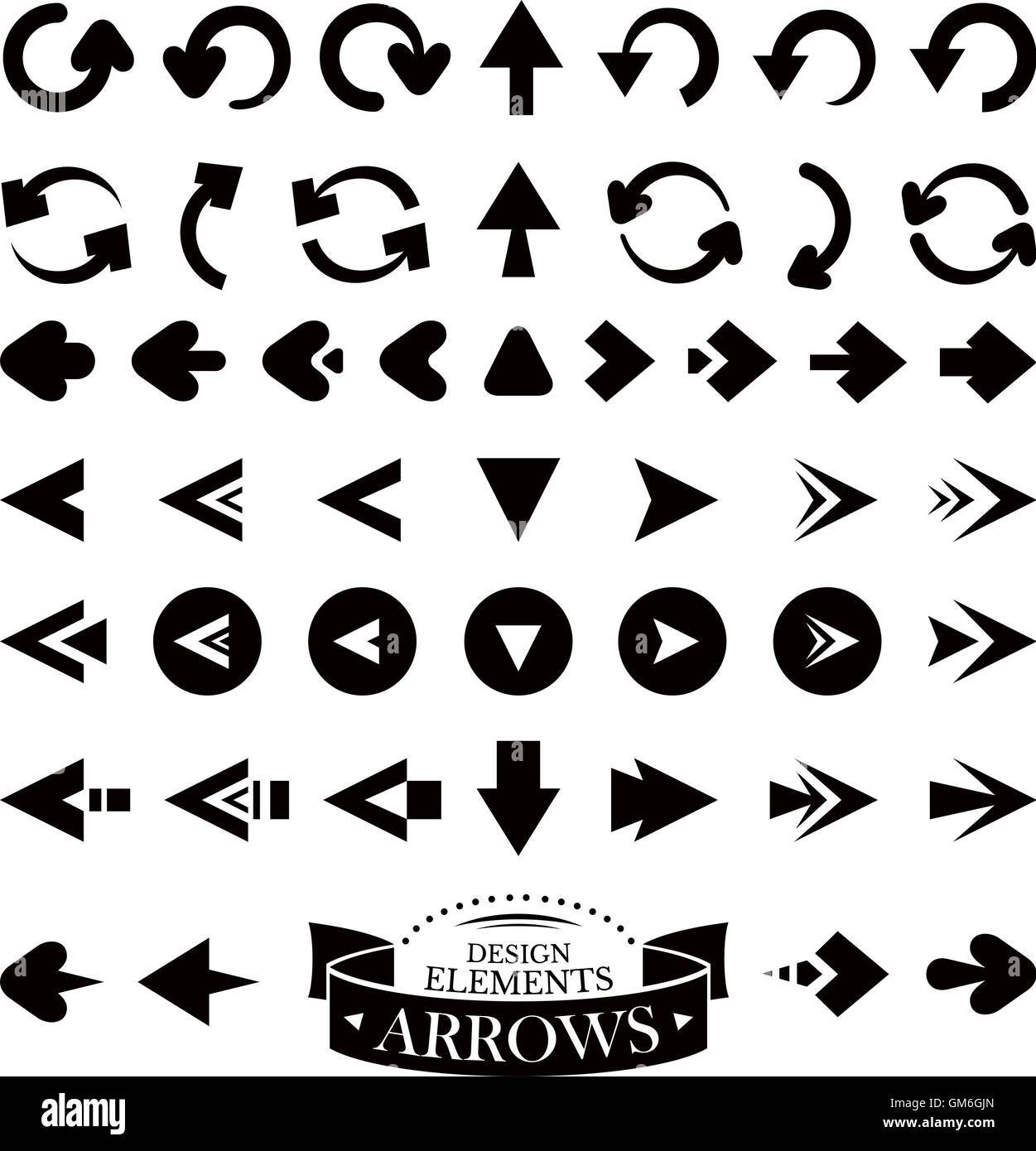 Set of different arrow icons Stock Vector Image & Art - Alamy