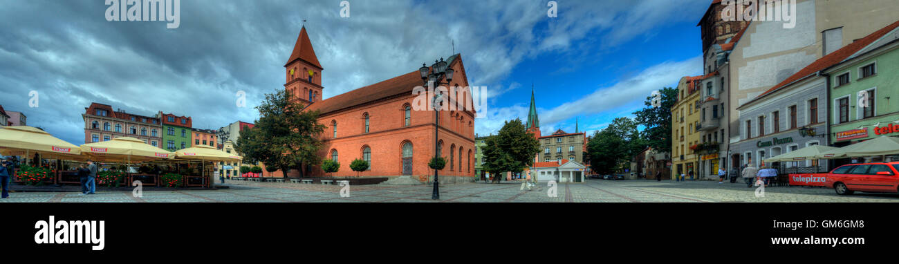 Beautiful architecture of Torun city in Poland Stock Photo - Alamy