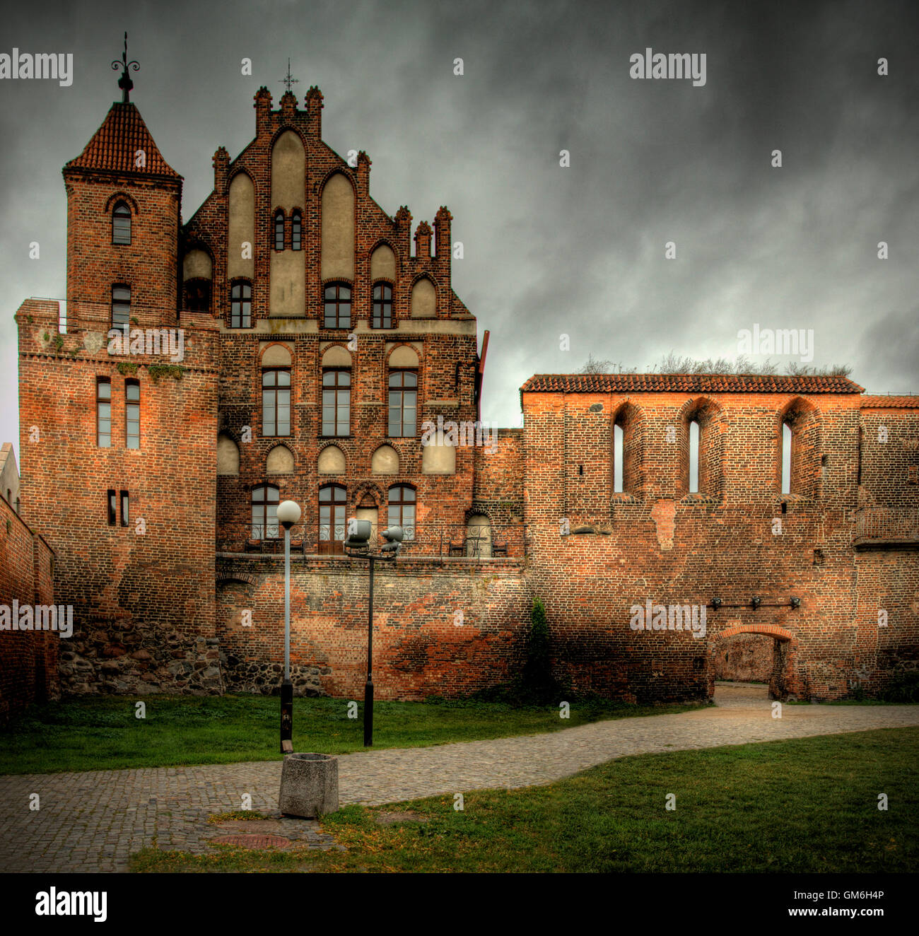 Beautiful architecture of Torun city in Poland Stock Photo - Alamy