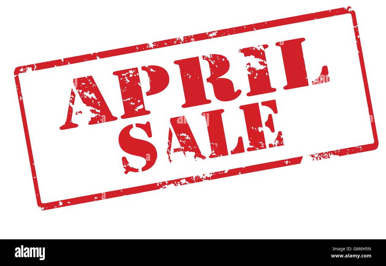 April sale Stock Vector Images - Alamy