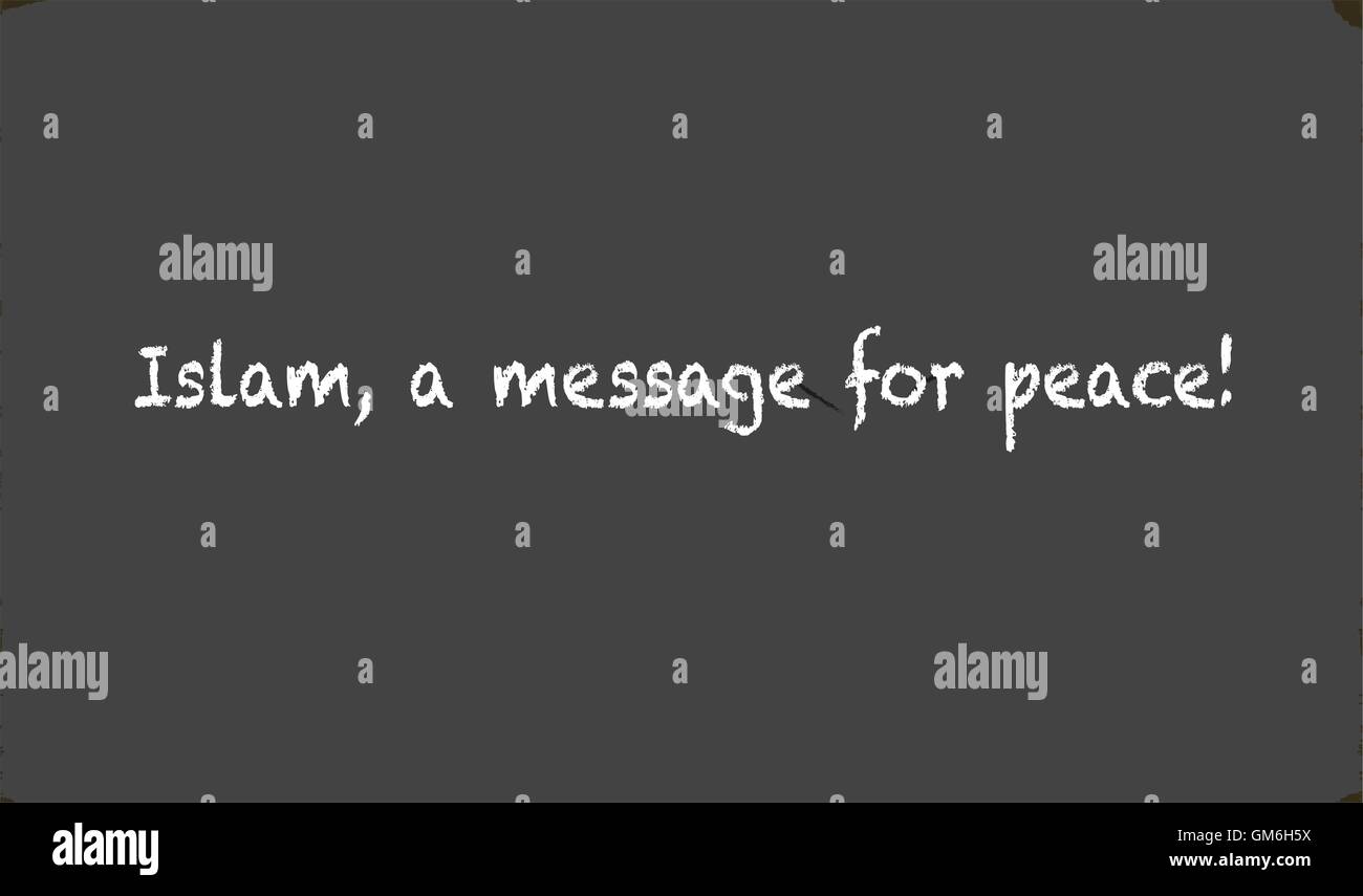 Islam, a message for peace Stock Vector Image & Art - Alamy
