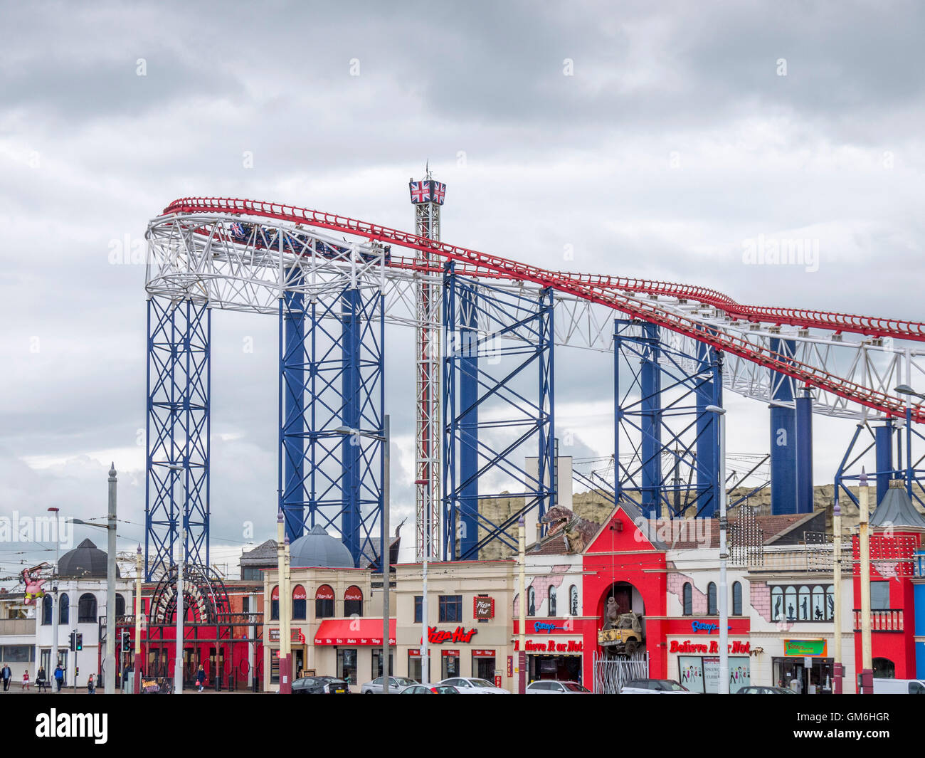 The Big One in Blackpool Pleasure Beach Stock Photo - Alamy