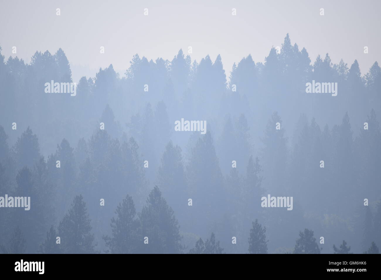 Wildfire smoky hi-res stock photography and images - Alamy