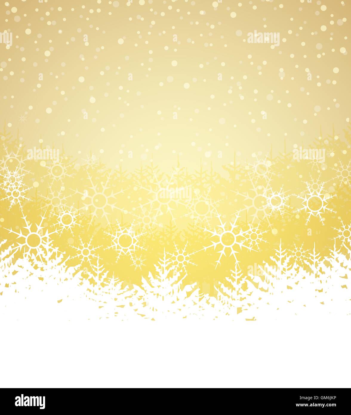 Snowy winter rural landscape Stock Vector Images - Alamy