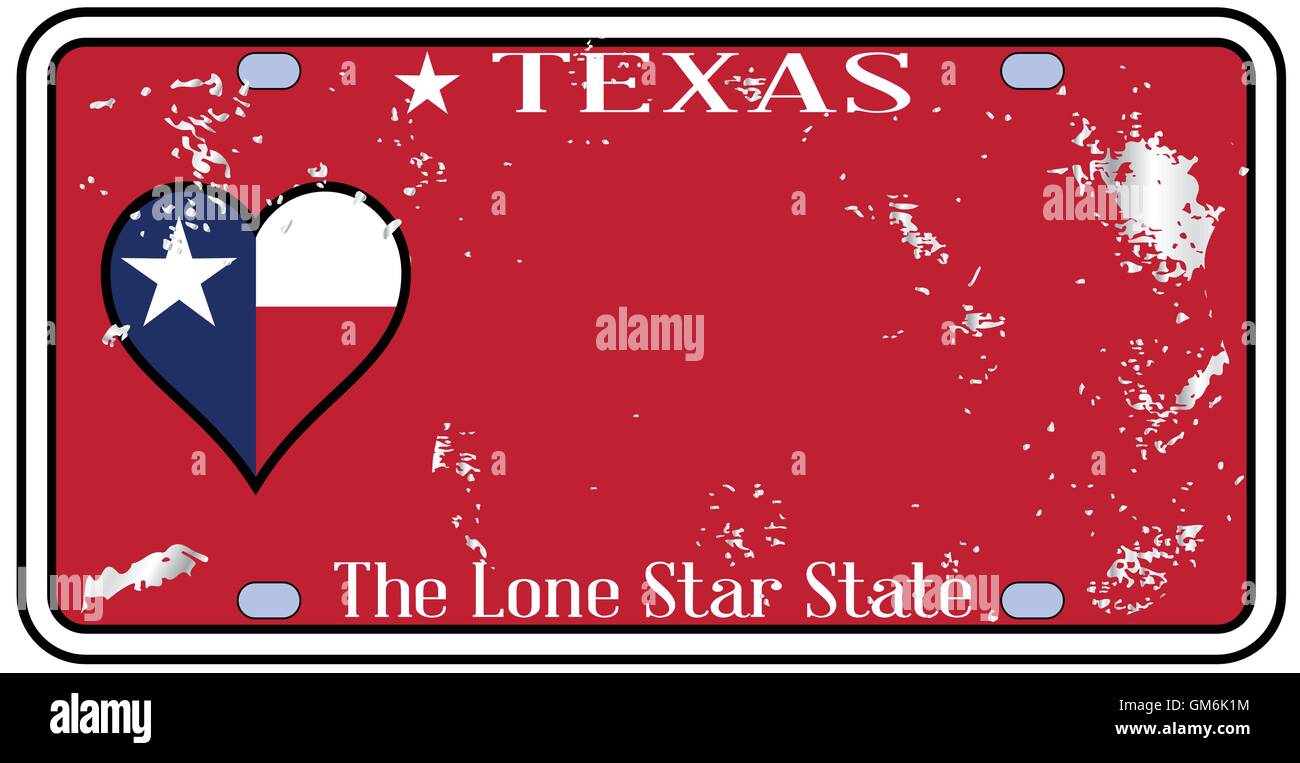 Texas license plate hi-res stock photography and images - Alamy