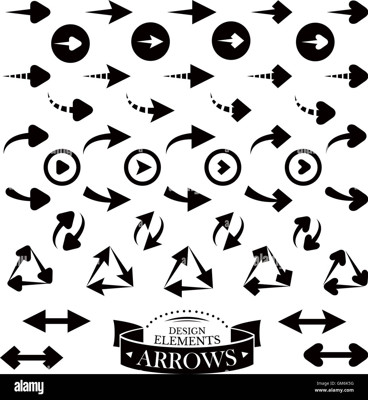Set of different arrow icons Stock Vector Image & Art - Alamy
