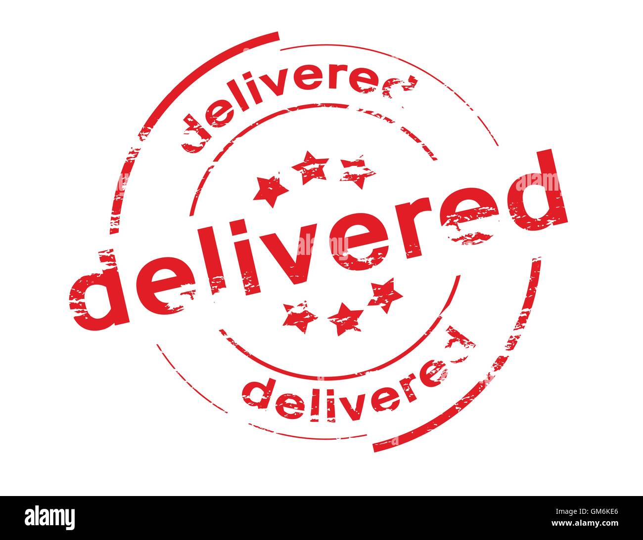 Delivered rubber stamp hi-res stock photography and images - Alamy