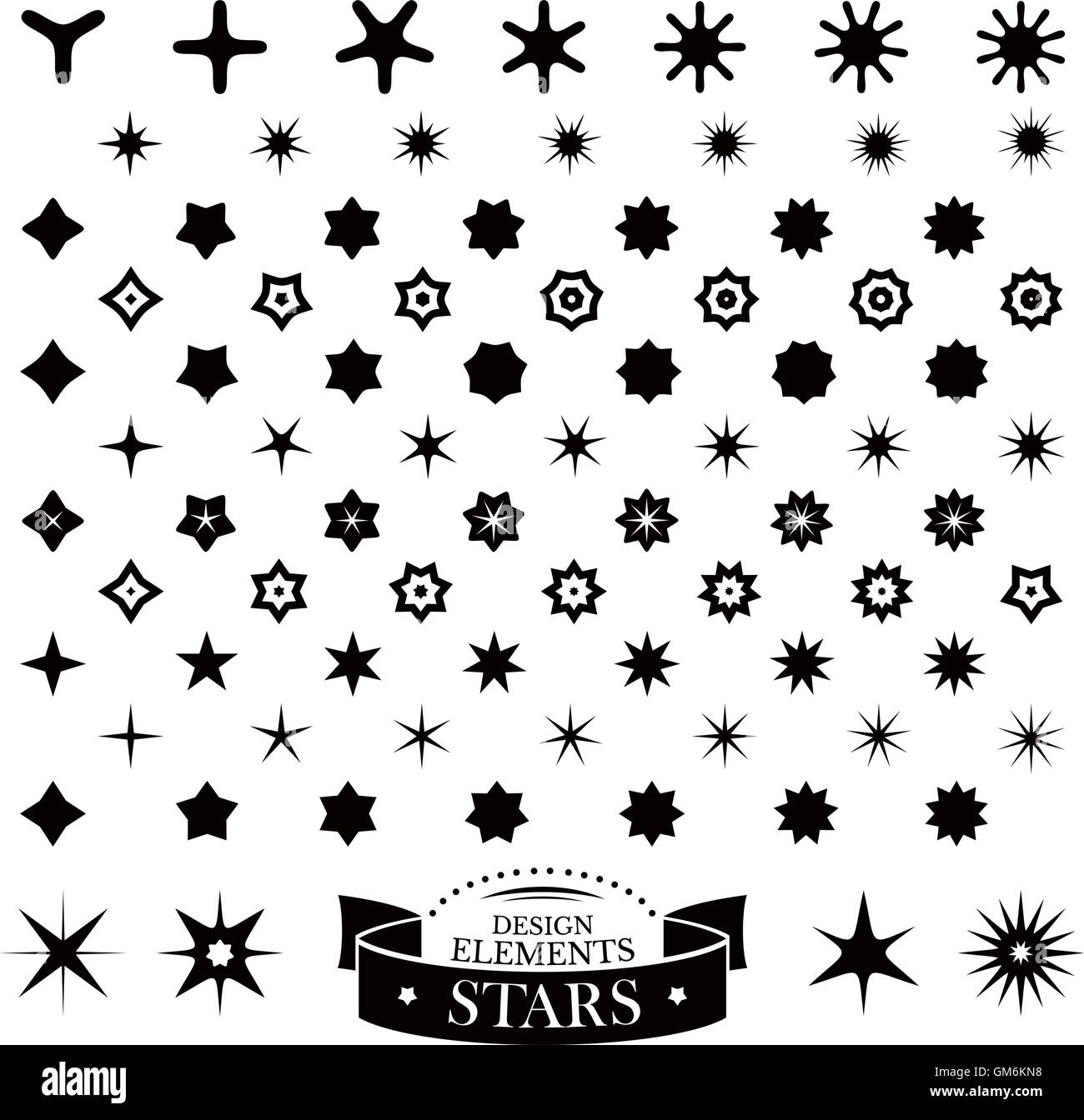 Set of different stars Stock Vector Image & Art - Alamy
