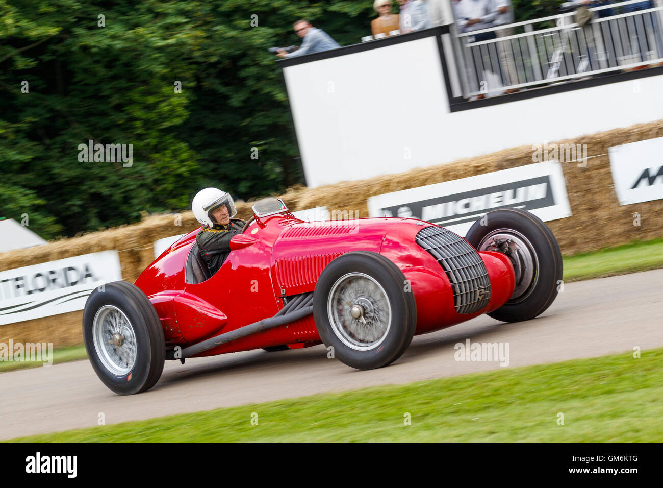1938 Alfa Romeo 308C with driver Juilan Majzub on the hillclimb at the ...