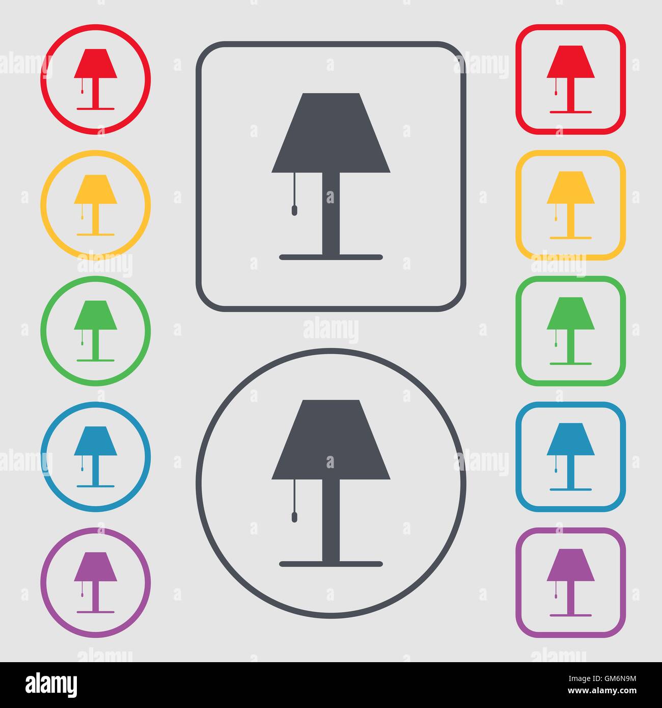 Interior lamp symbols hi-res stock photography and images - Alamy