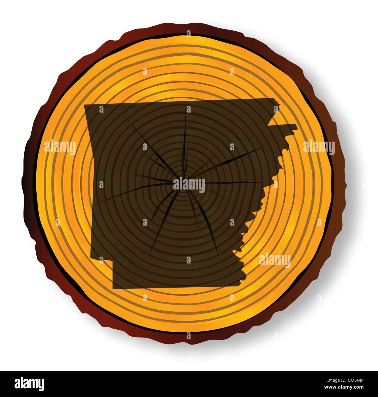 Arkansas map Stock Vector Images - Alamy