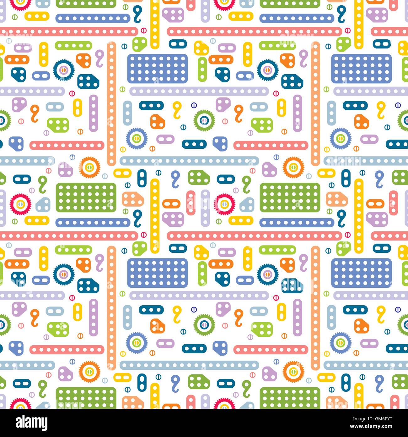 Creative Constructor Pattern Stock Vector Image And Art Alamy 2112