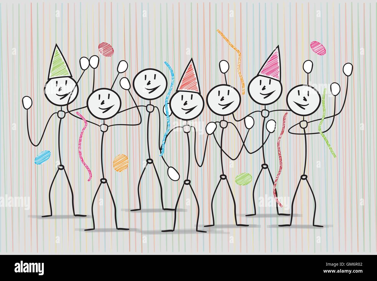 celebration with people Stock Vector Image & Art - Alamy