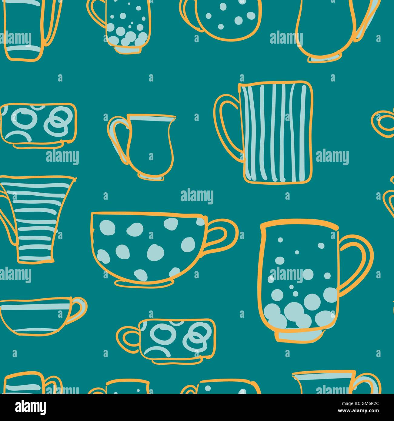 Set cups vector Stock Vector Image & Art - Alamy