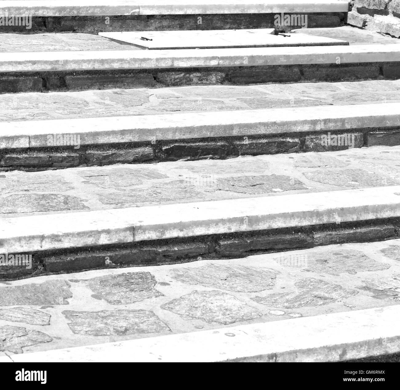 in greece monument old steps and marble ancien line Stock Photo - Alamy