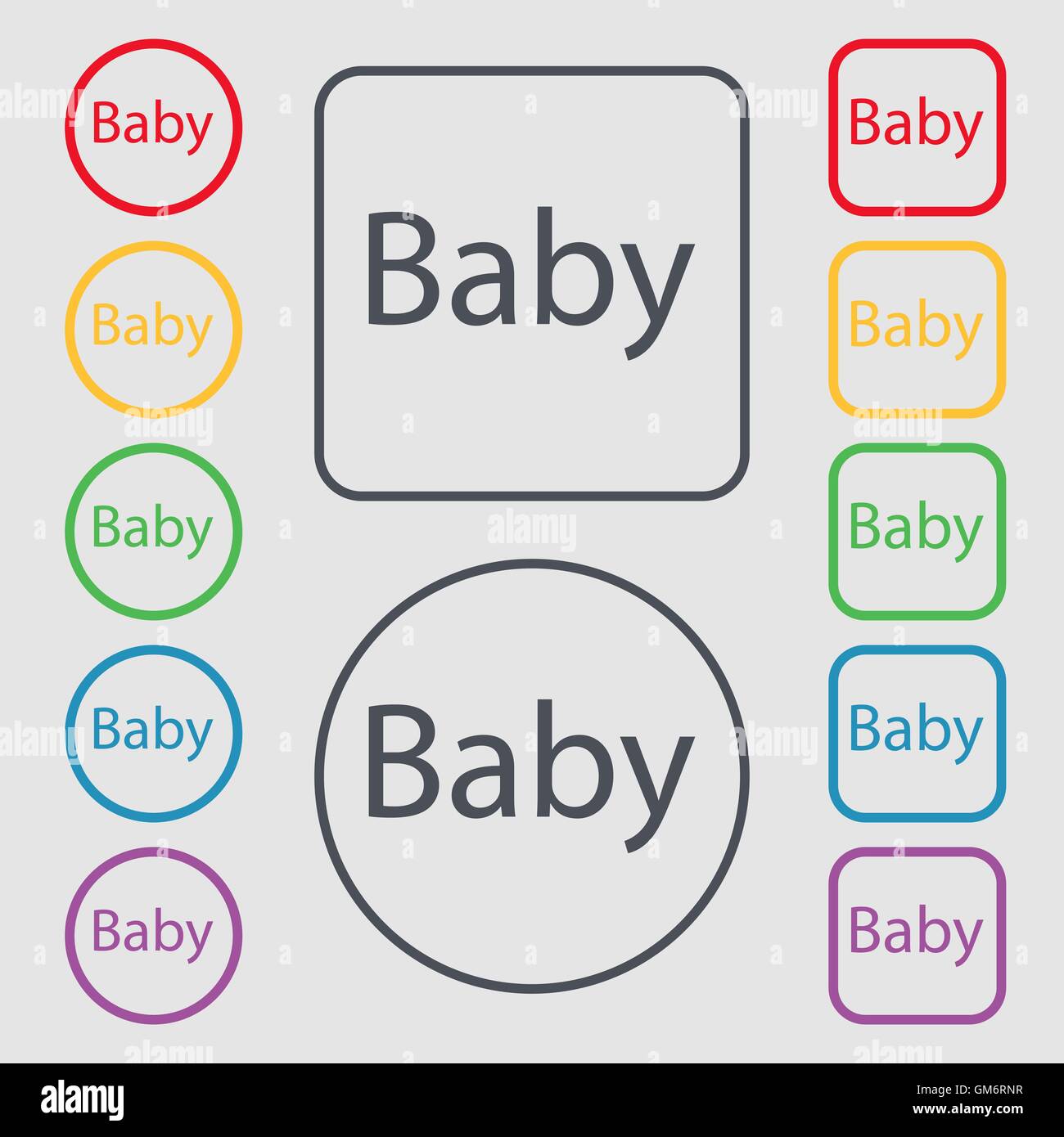 Baby on board sign icon. Infant in car caution symbol. Baby-pacifier ...