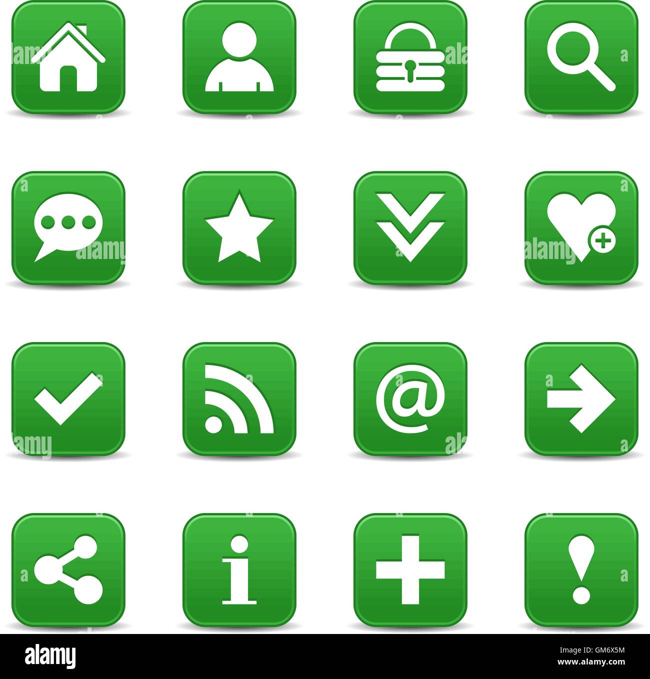 Green user account icon Stock Vector Images - Alamy
