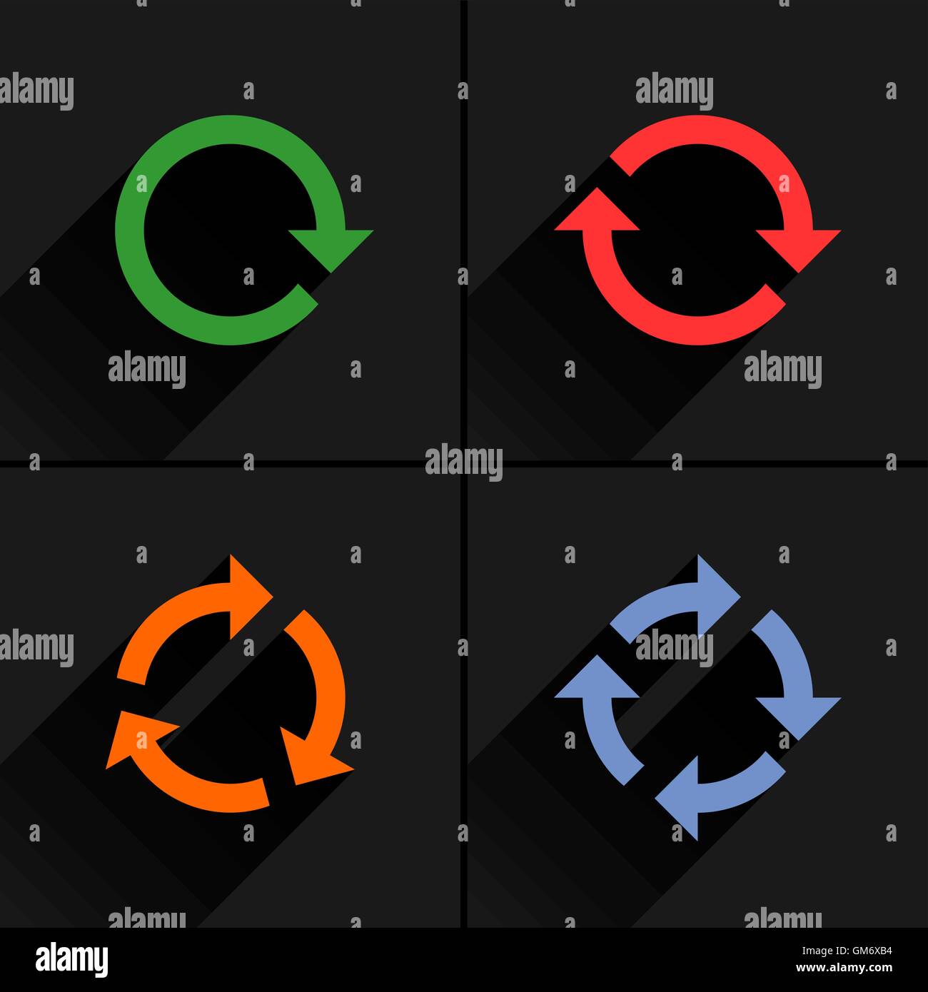 Arrow loop hi-res stock photography and images - Alamy