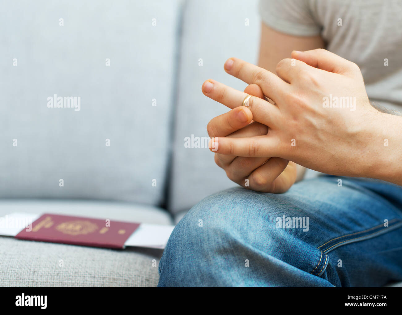 Wedding ring finger take off hi-res stock photography and images - Alamy