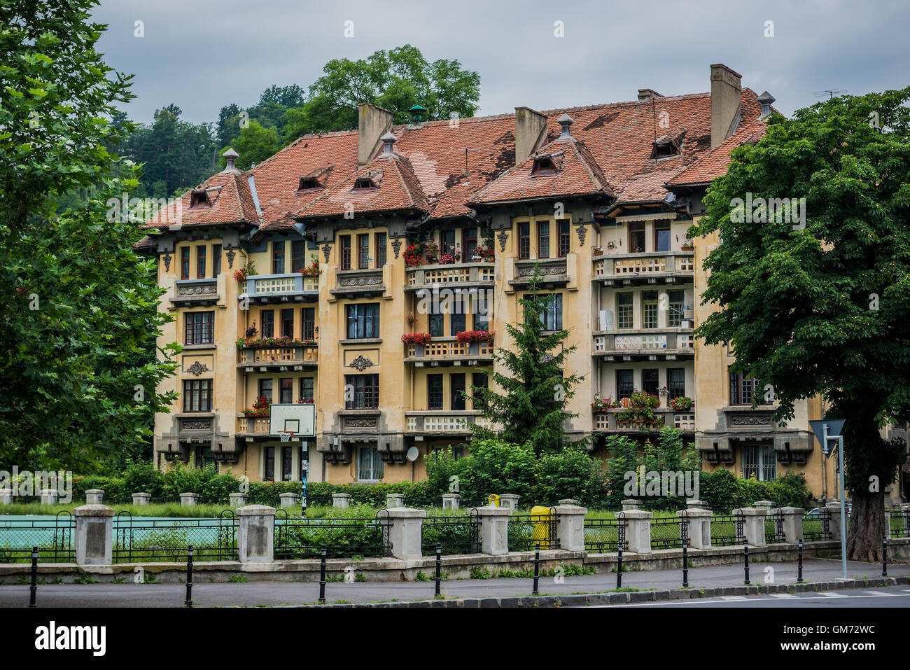 House of flats in Brasov, Romania Stock Photo - Alamy
