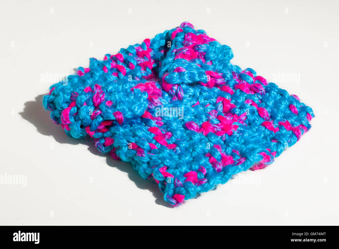 woolen scarf on white background highly detailed Stock Photo - Alamy
