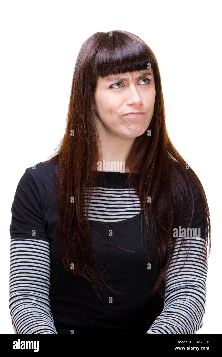 Disagree face expression hi-res stock photography and images - Alamy