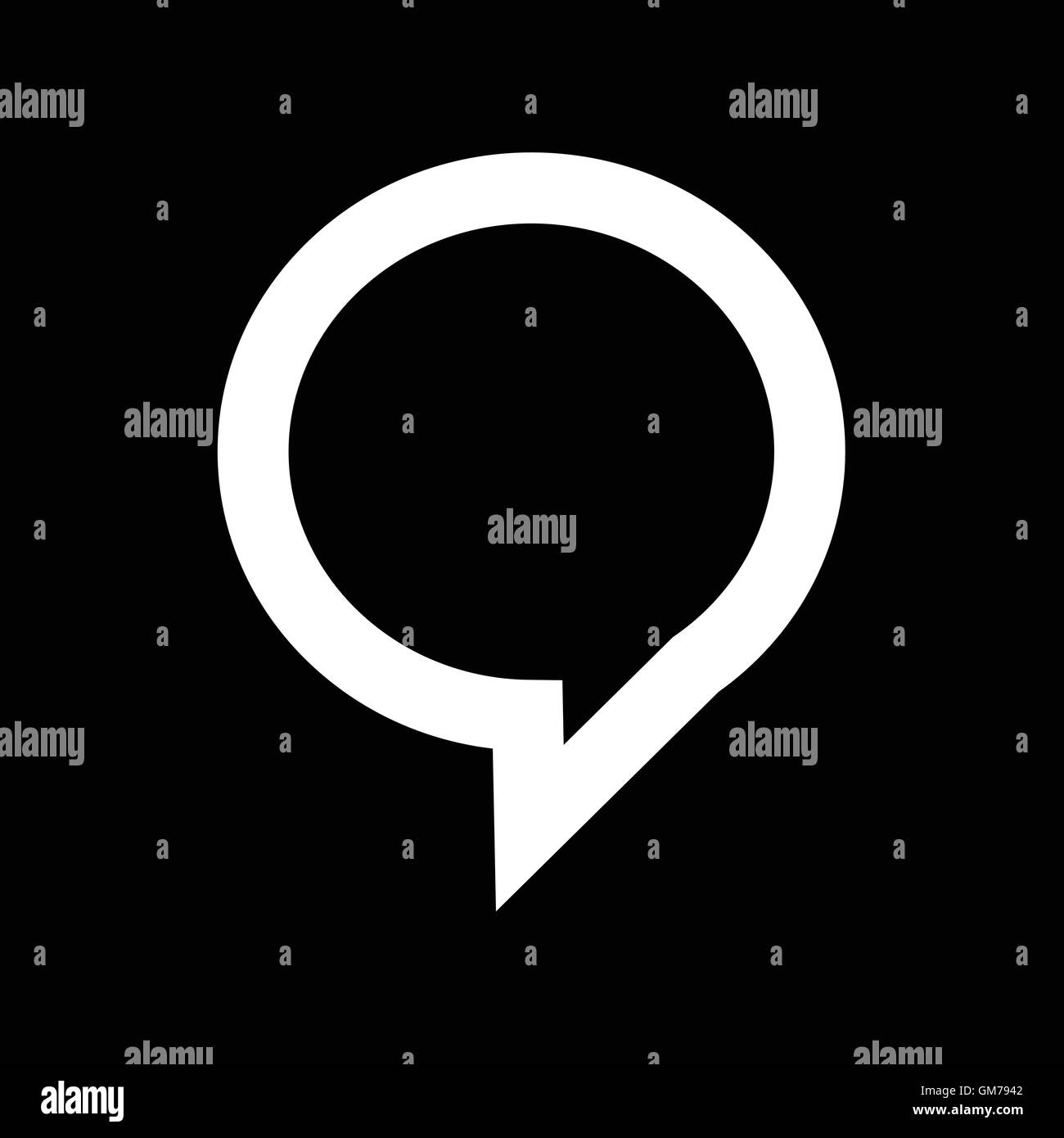 Speech bubble icon illustration design Stock Vector Image & Art - Alamy