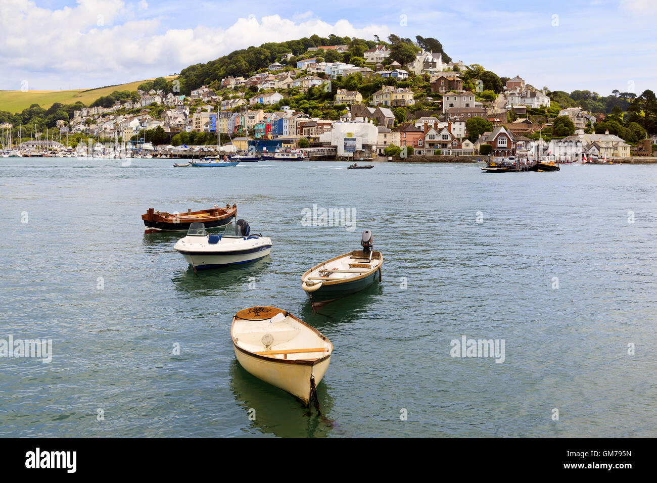 East Dartmouth across the River Dart Devon Stock Photo - Alamy