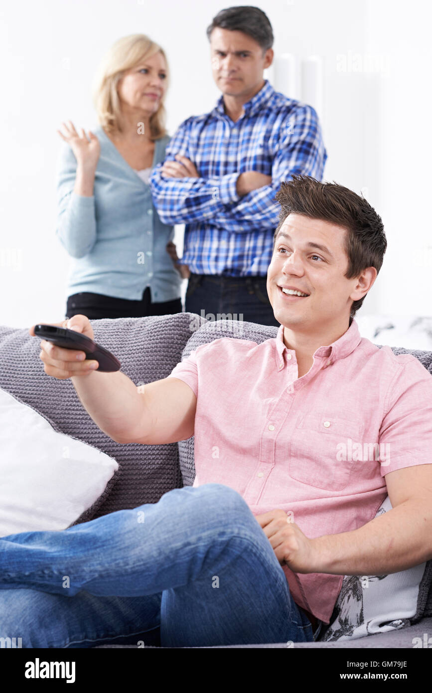 Adult Children Living At Home Stock Photos & Adult Children Living At ...