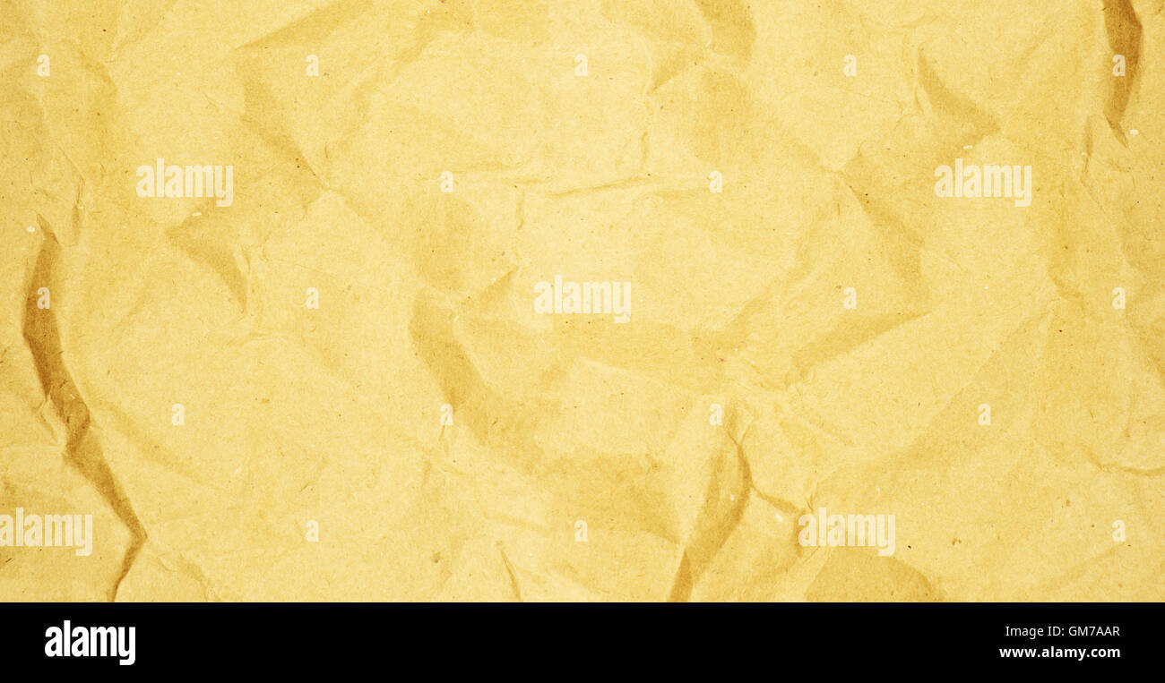 Old Crumpled Paper Stock Photo - Alamy