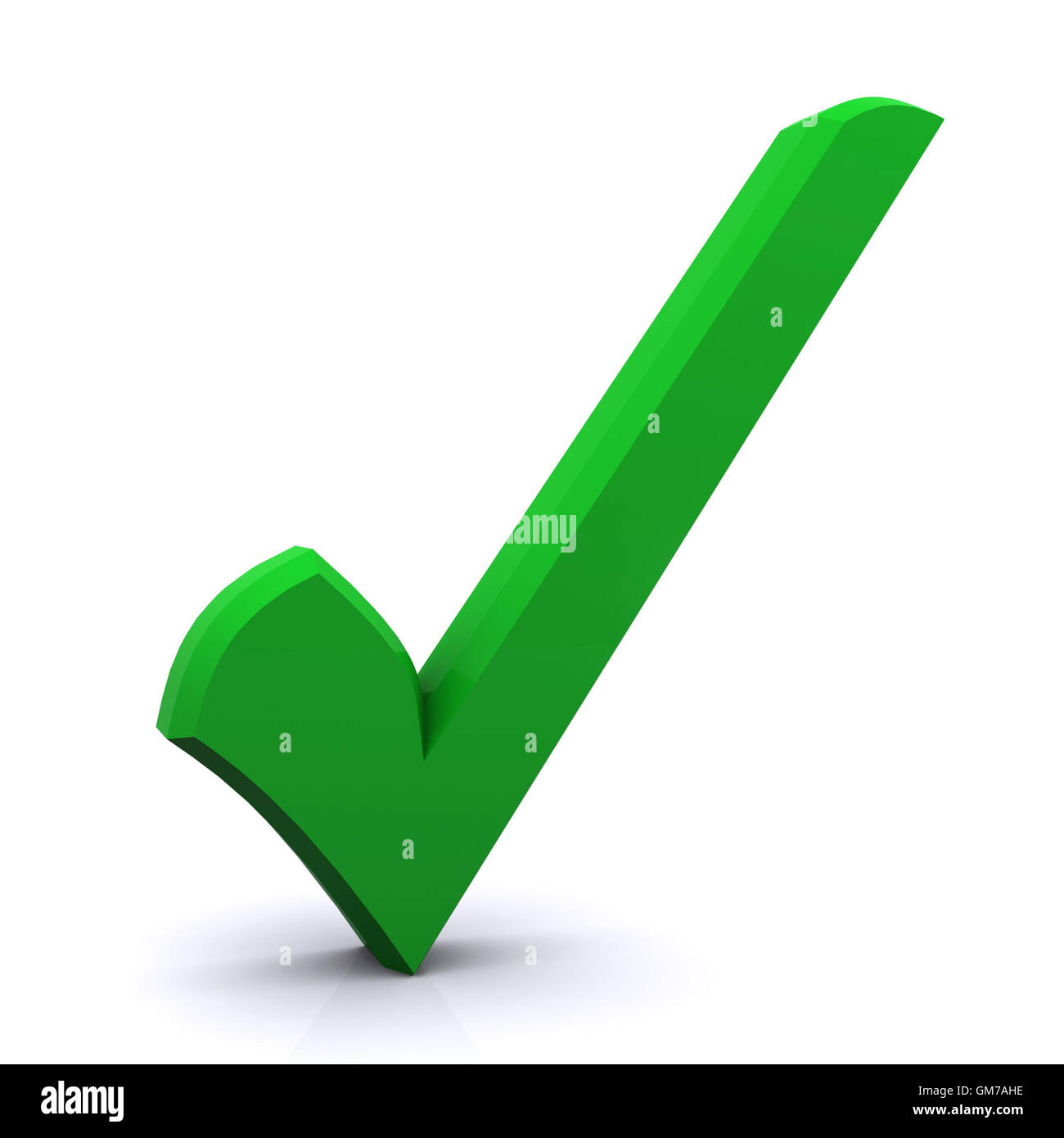 Green Tick Stock Photo - Alamy