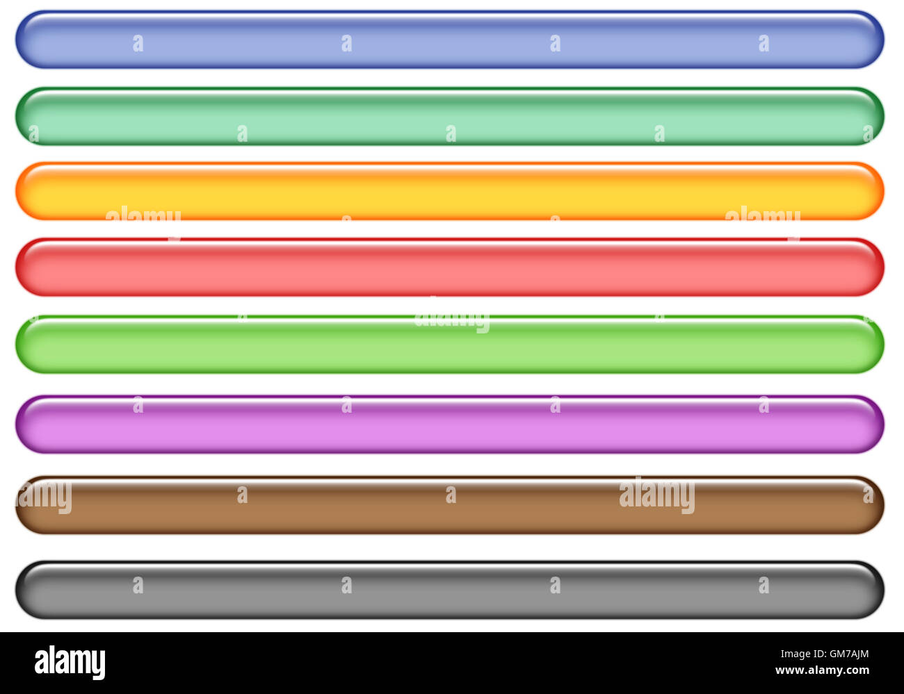 Aqua web buttons Stock Photo - Alamy