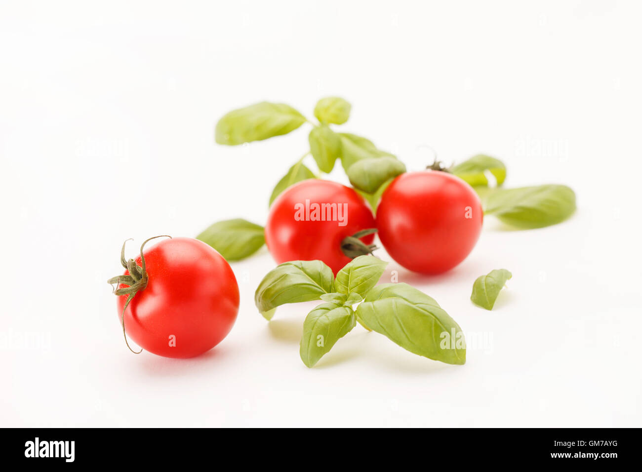 Basil salad food color Cut Out Stock Images & Pictures - Alamy