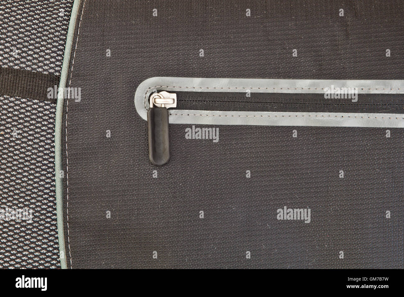 Zip on a bag Stock Photo - Alamy