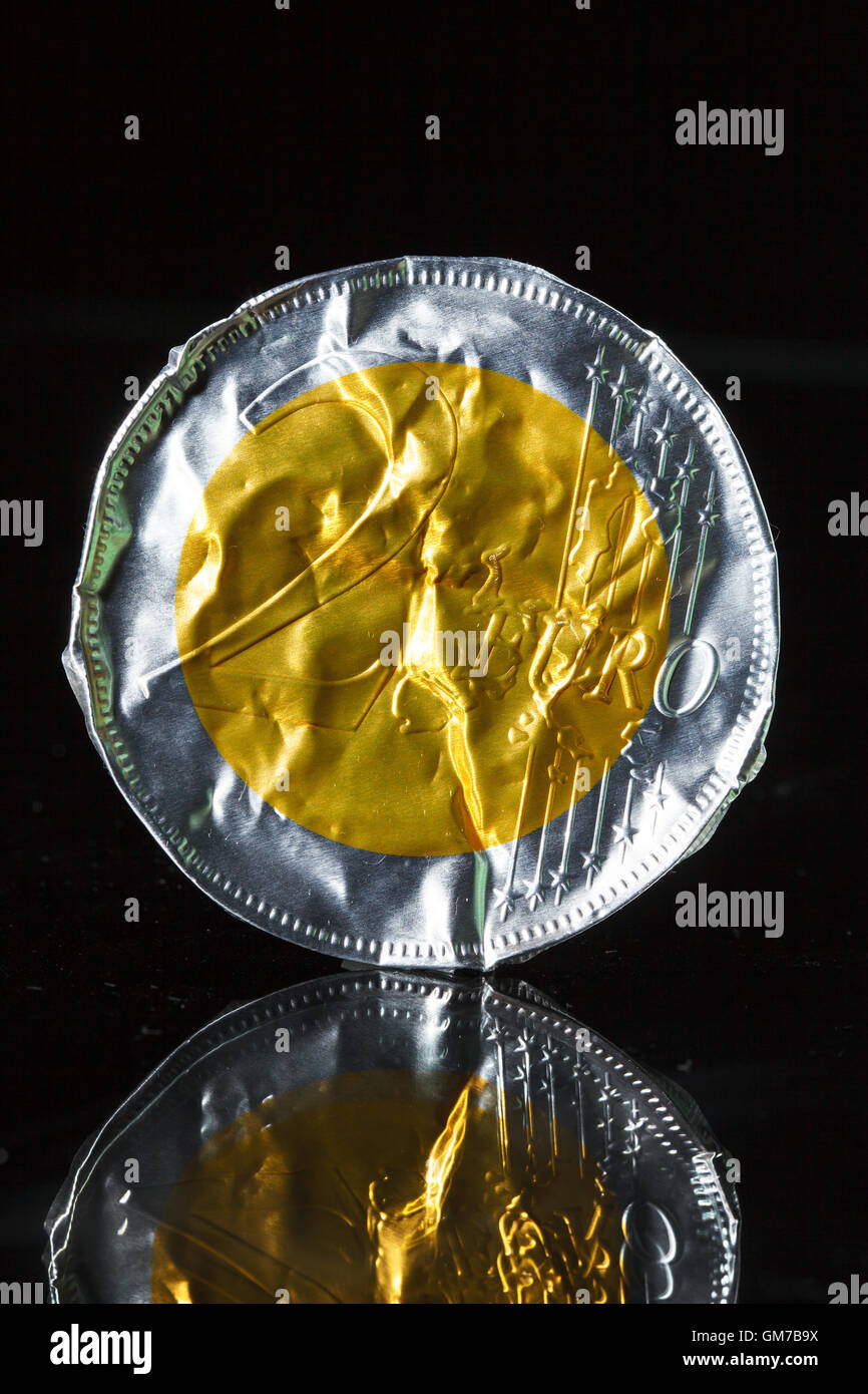 Two euro coin Stock Photo - Alamy