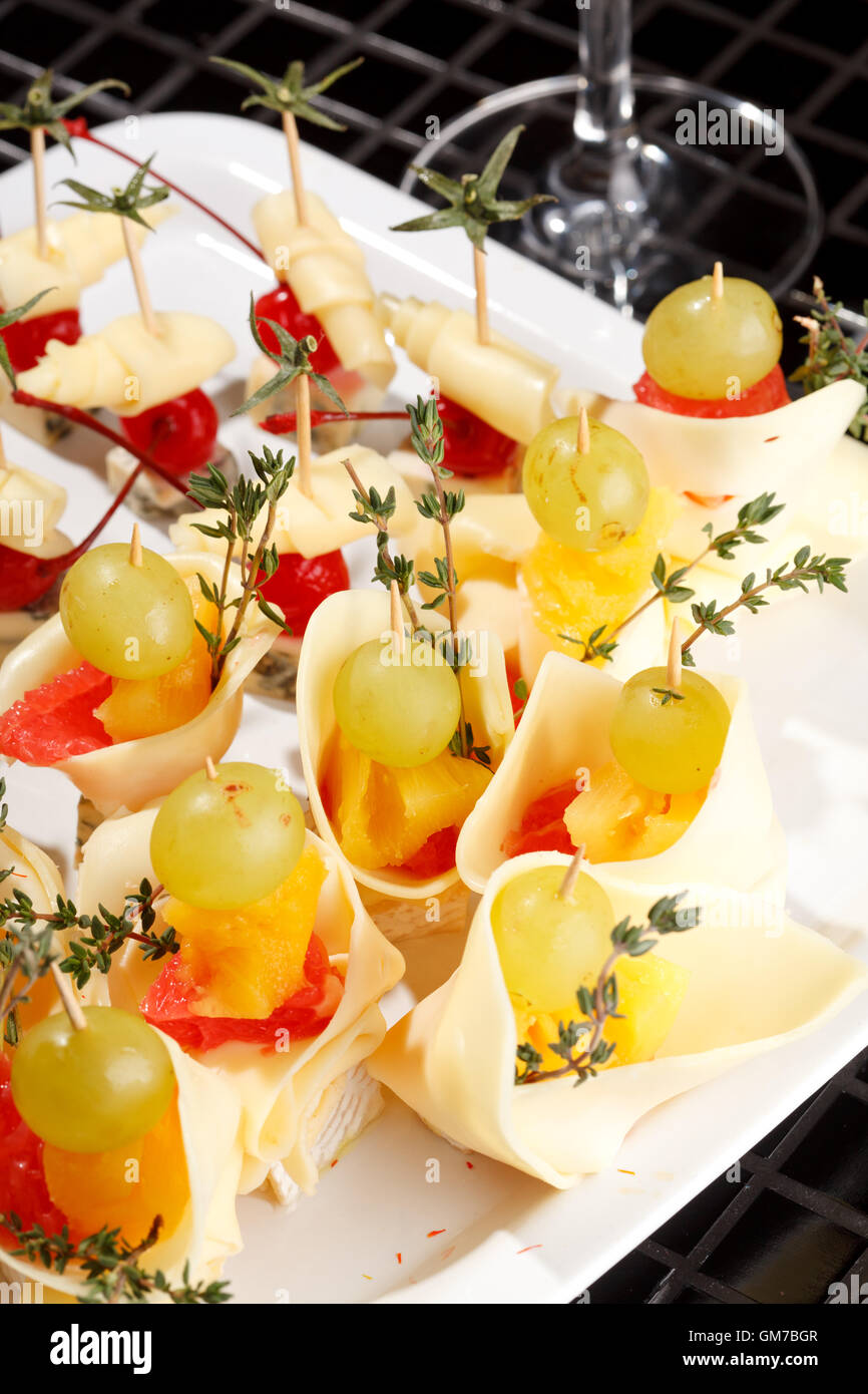 Canape presentation hi-res stock photography and images - Alamy