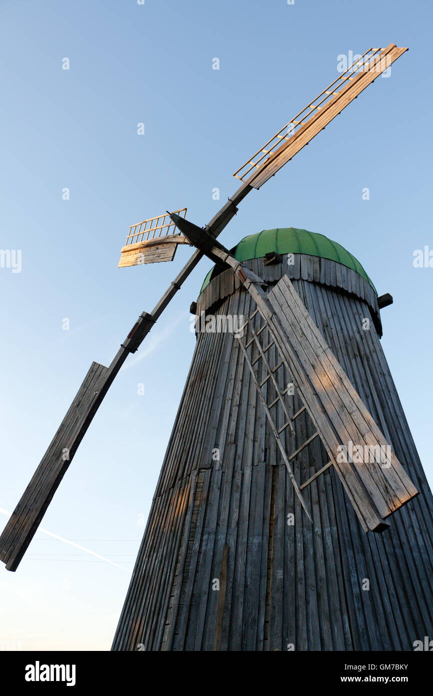 Big wooden windmill Stock Photo - Alamy