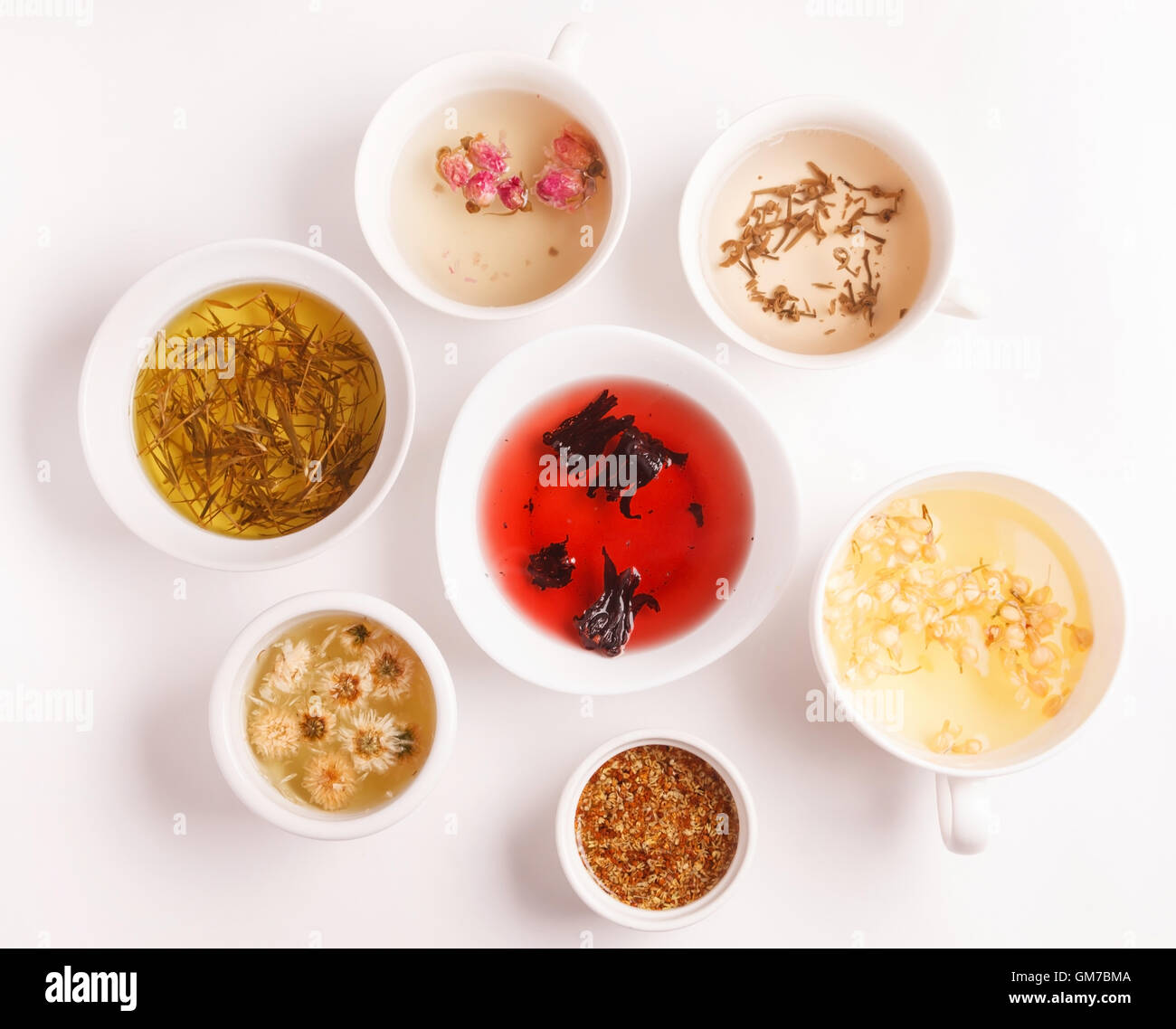 unique kinds of tea Stock Photo - Alamy