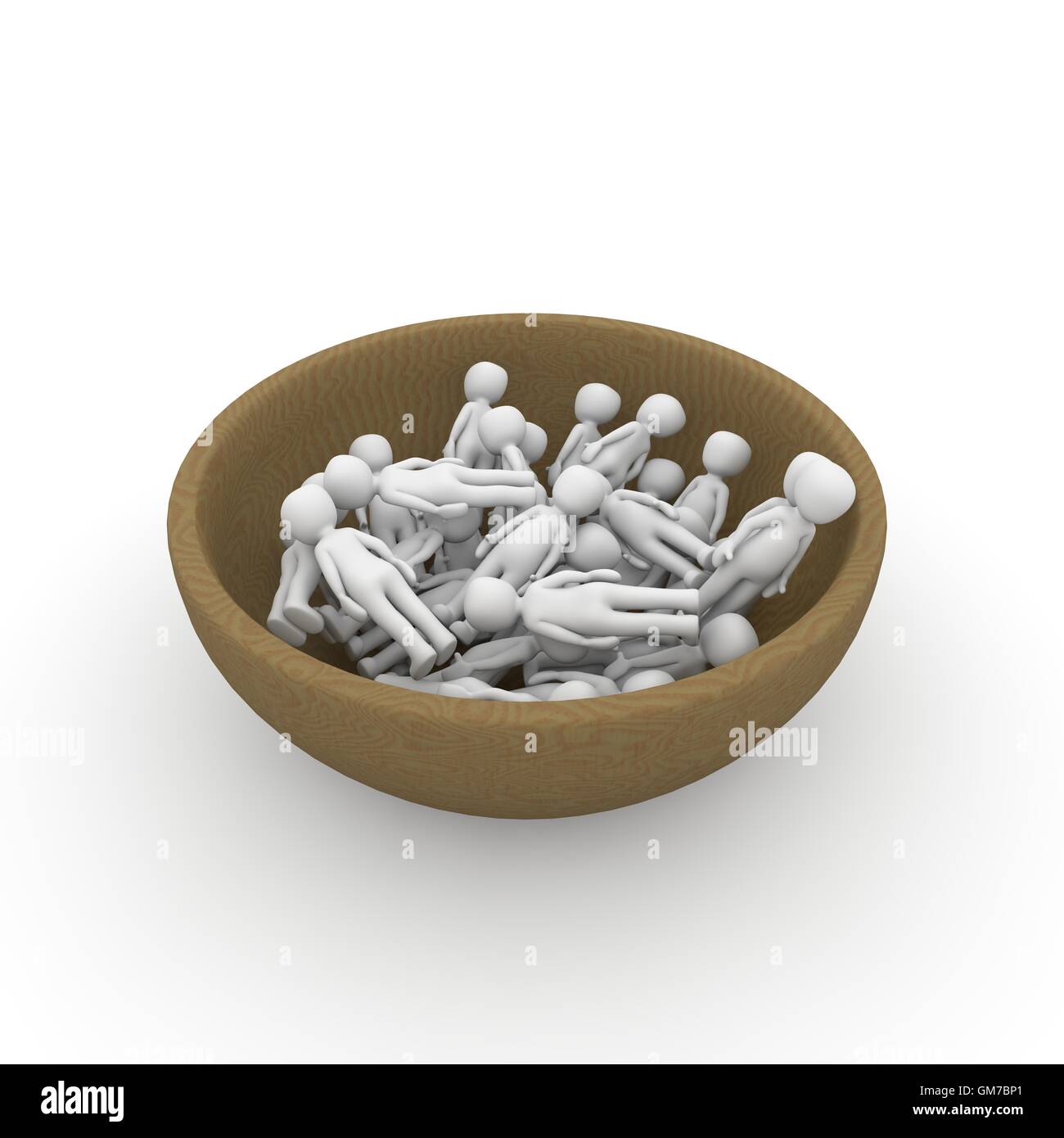 A bowl full of people Stock Photo - Alamy
