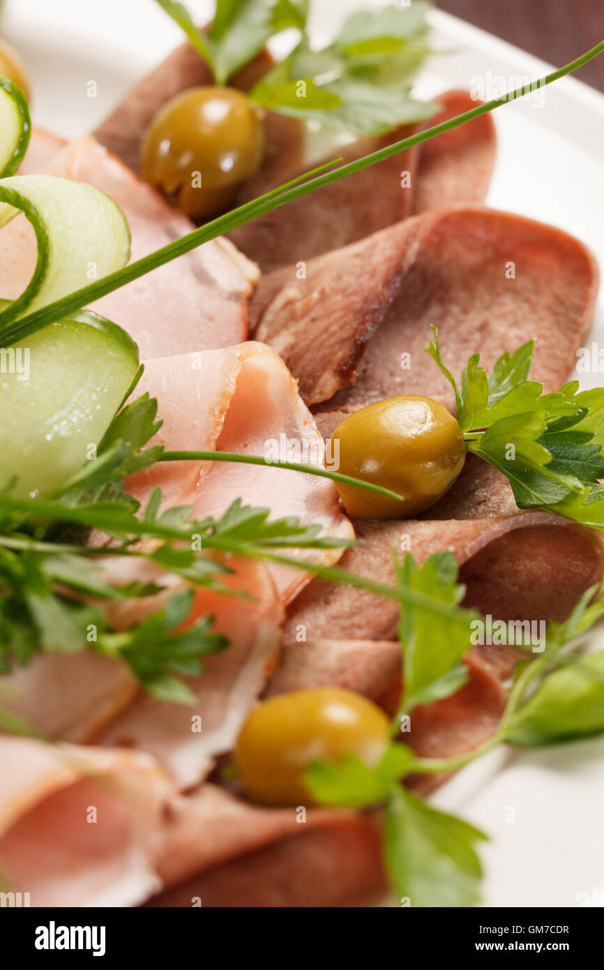 appetizer from meat Stock Photo - Alamy