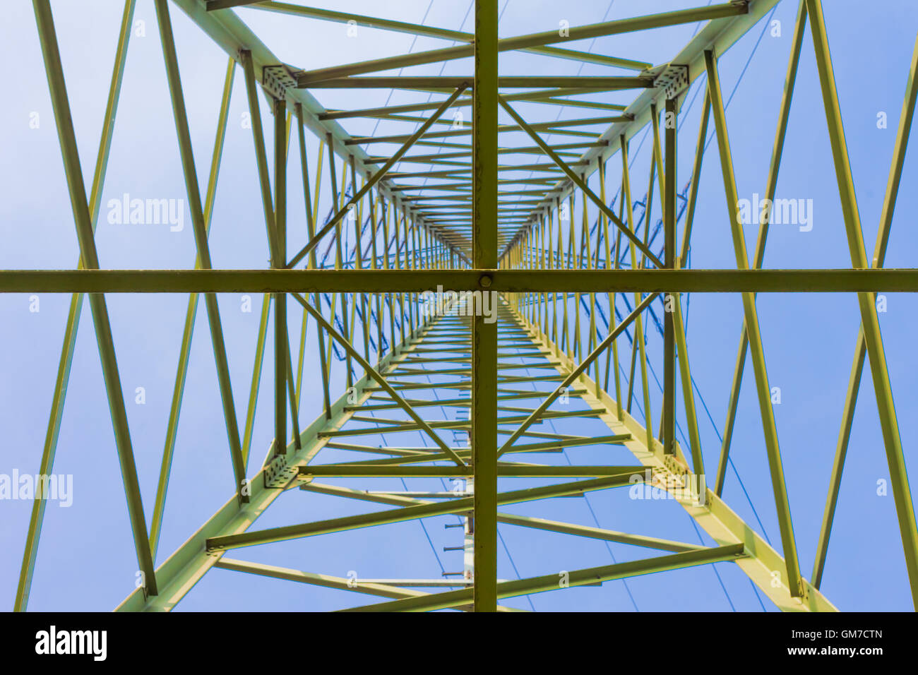 Transmission Line Pylon Stock Photo - Alamy