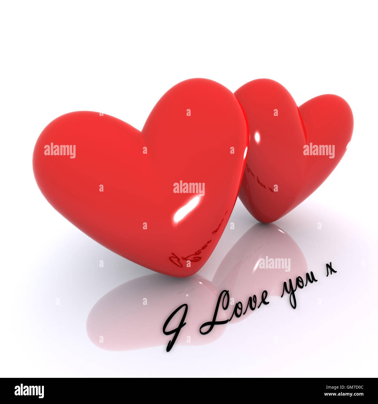 Hearts illustration Cut Out Stock Images & Pictures - Alamy