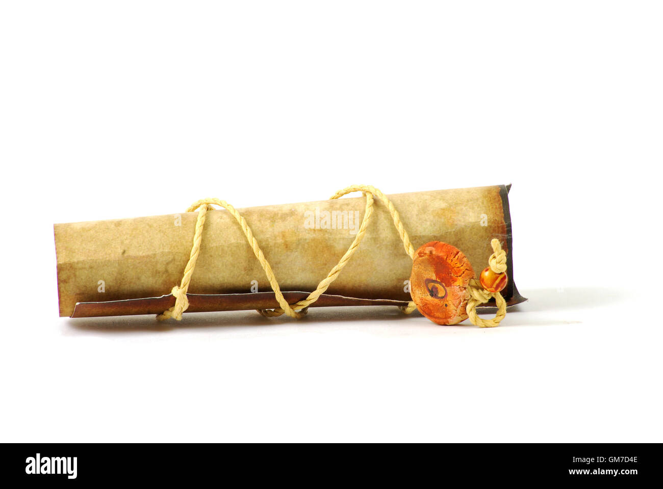 old rolled paper Stock Photo - Alamy