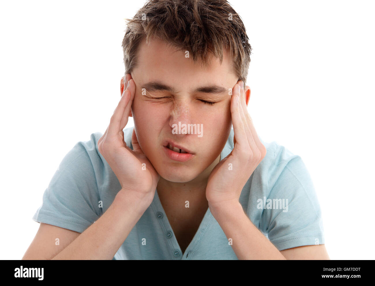 Migraine Severe Headache Stock Photo - Alamy