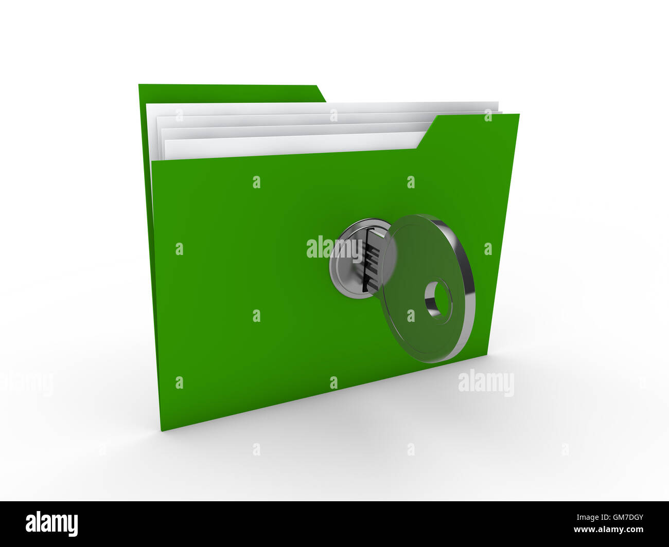 3d folder document green Stock Photo - Alamy
